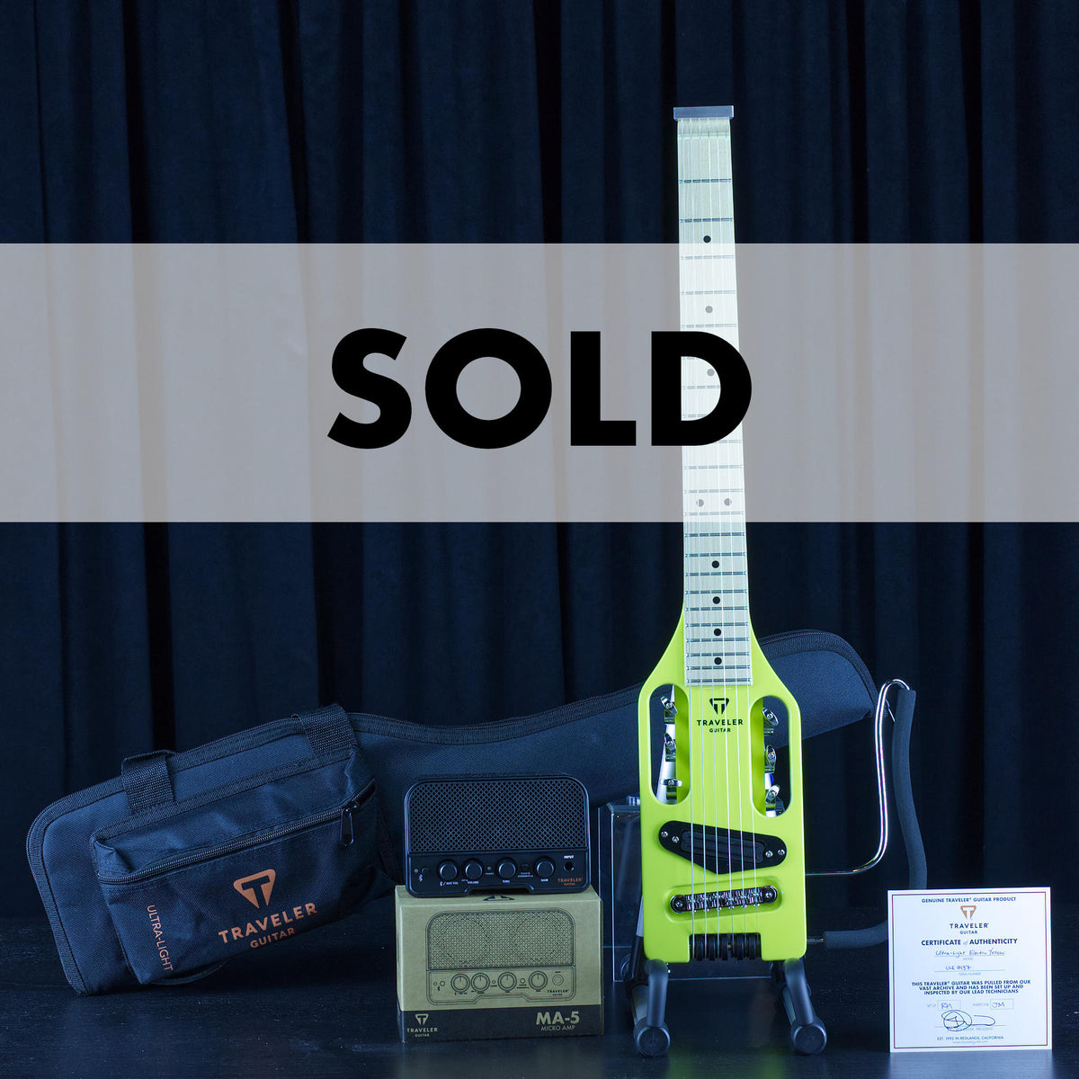 Traveler Guitar Ultra-Light Electric (Yellow) Electric Guitar ...